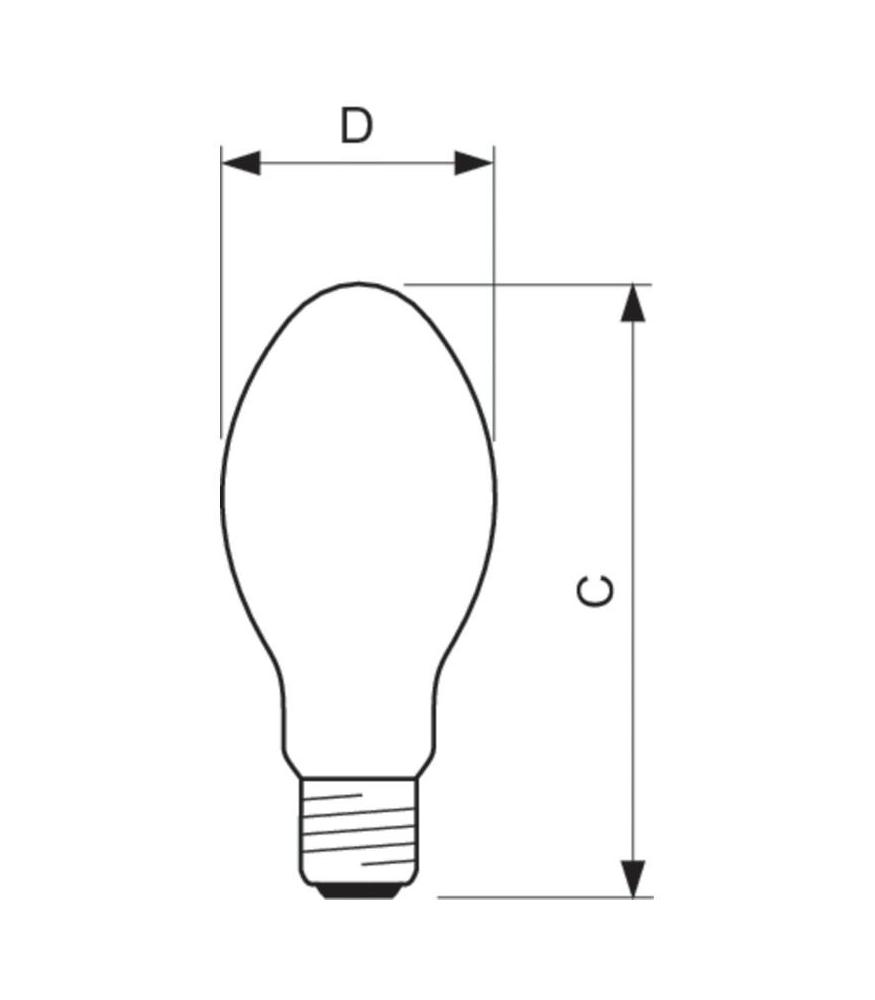Philips HPL N 80W 542 E27 - Svetila.com