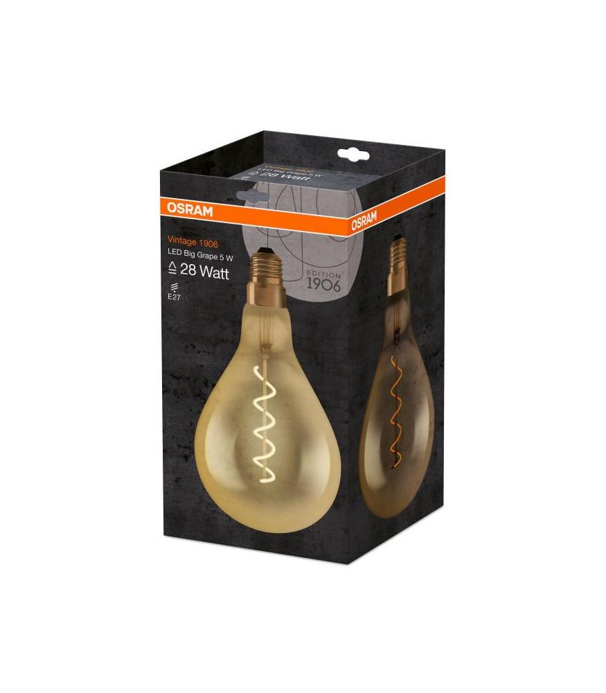 Decorative LED Lamp Vintage 1906 28 5W 820 220V CL E27 lamp vintage, Osram