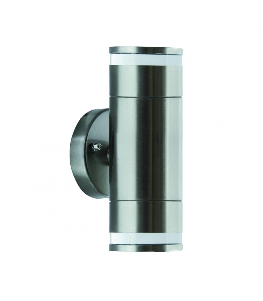 Anti-poussière TARAS WLL 2 x GU10 Inox Luminaire d'extérieur
